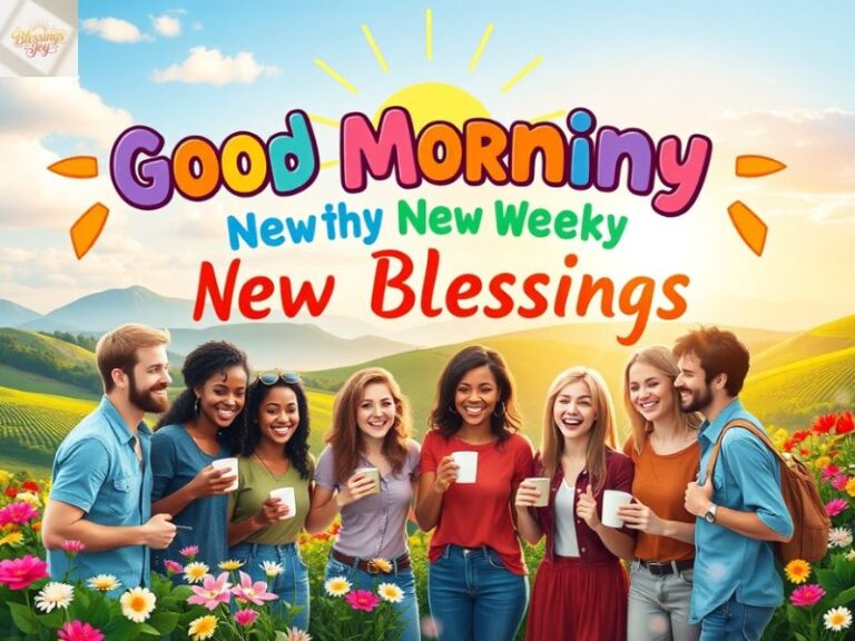 200+ New Week Blessings: Heartfelt Messages for Every Monday