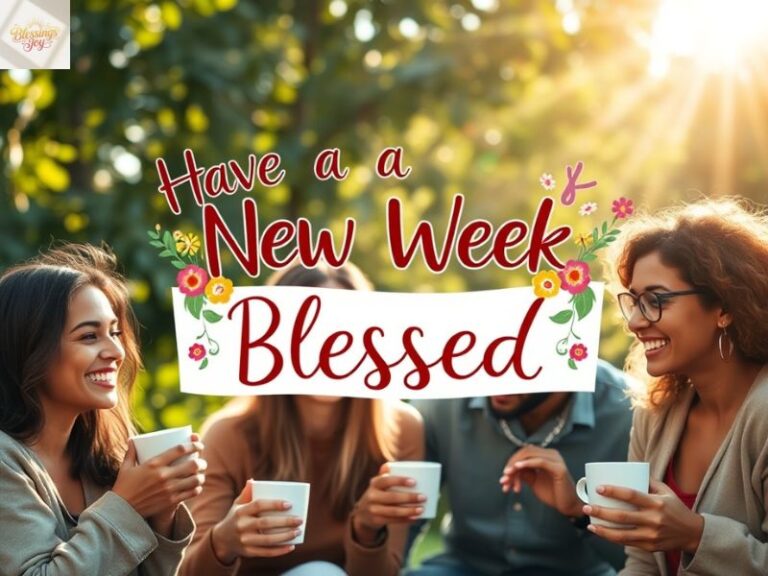 200+ New Week Blessings: Heartfelt Messages for Every Monday
